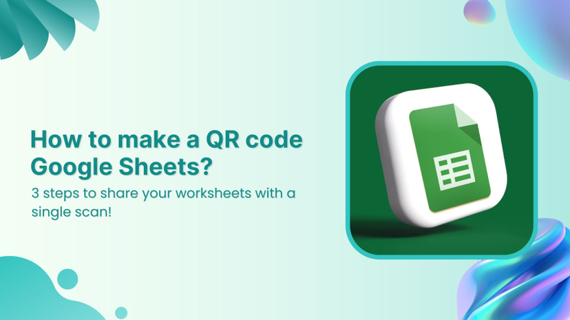 How to make a QR code for Google Sheets?