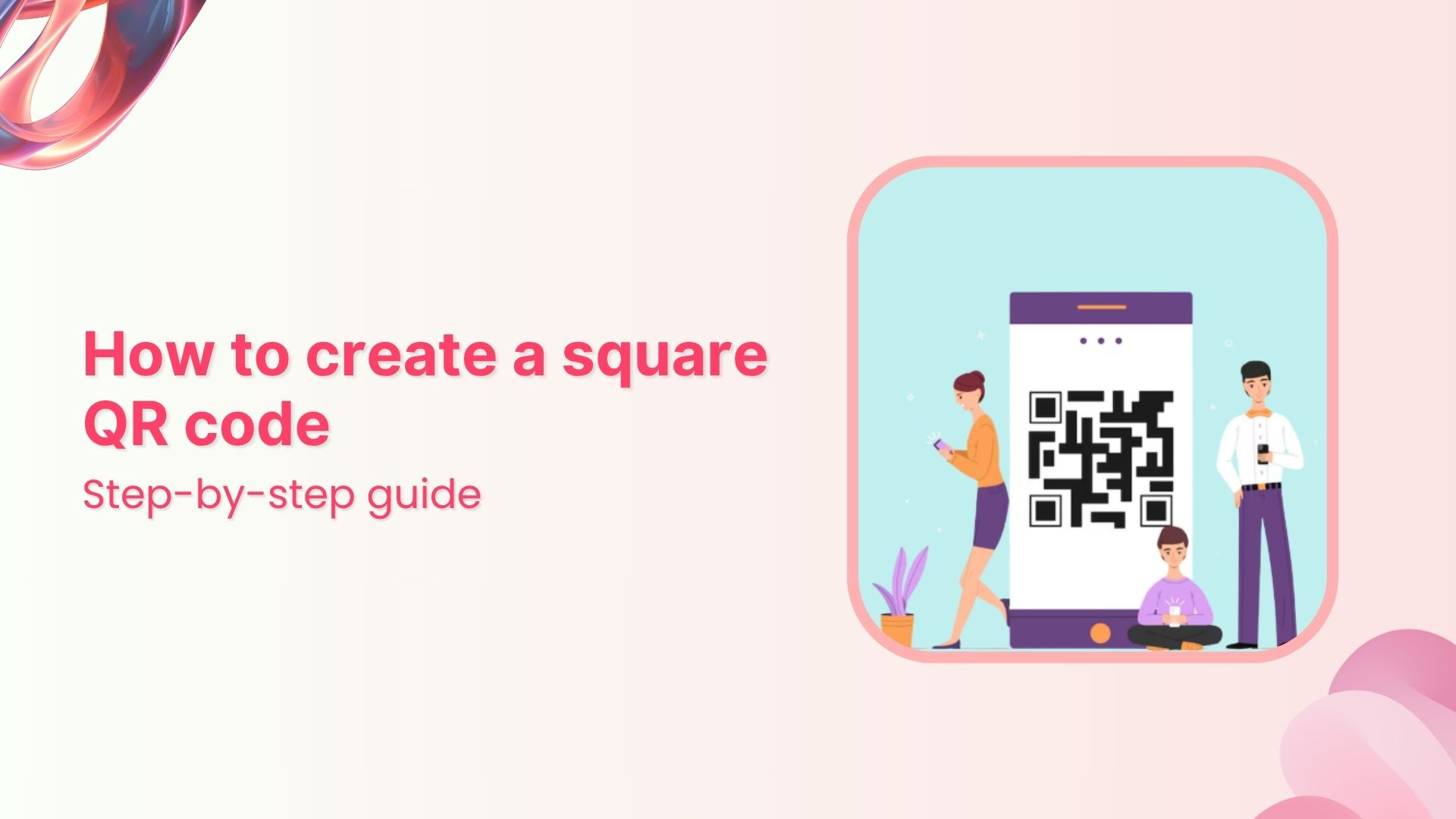How to create a square QR code using Replug