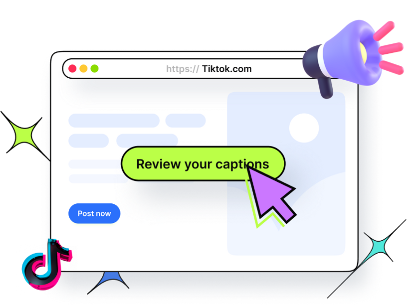 Free TikTok caption generator for viral posts - No signup